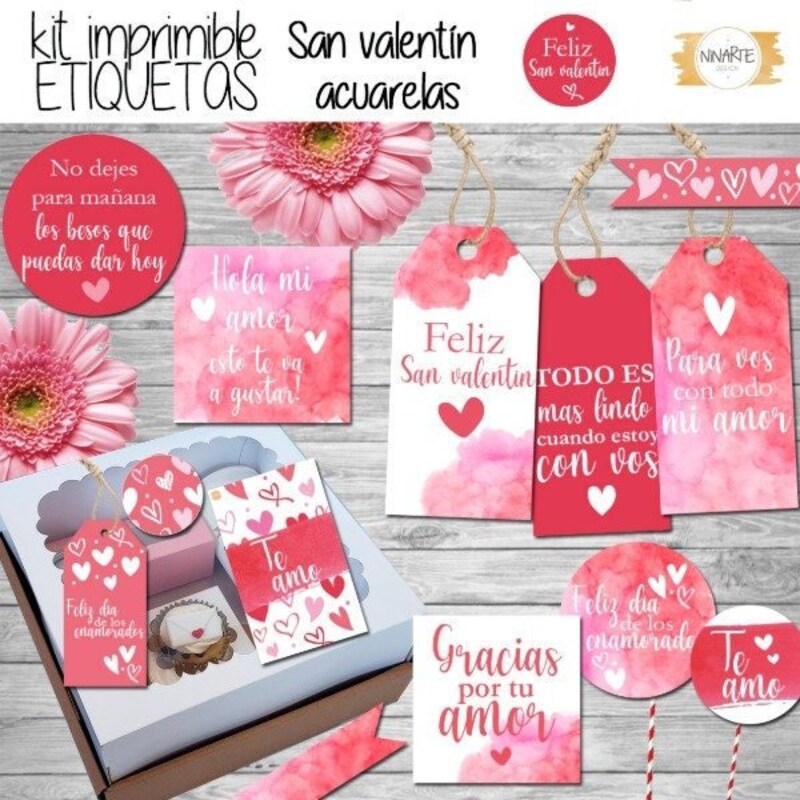 San valentín plantillas de paletas para imprimir - Etsy México
