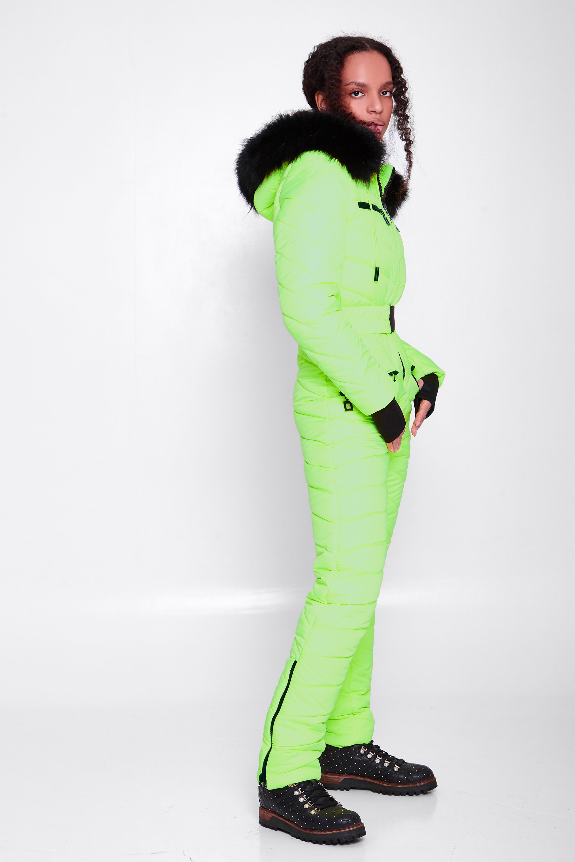 Neon ski suit for women Warm snow suit Winter activewear Gift | Etsy