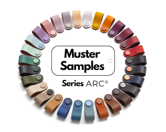 Sample Sample arc Series Leather Handle Sample Pieces Furniture Handles ...