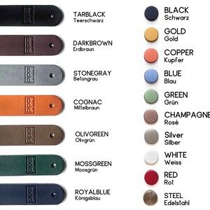Leather Pulls Drawer Handles in Various Colors, Cabinet Pulls, Door ...