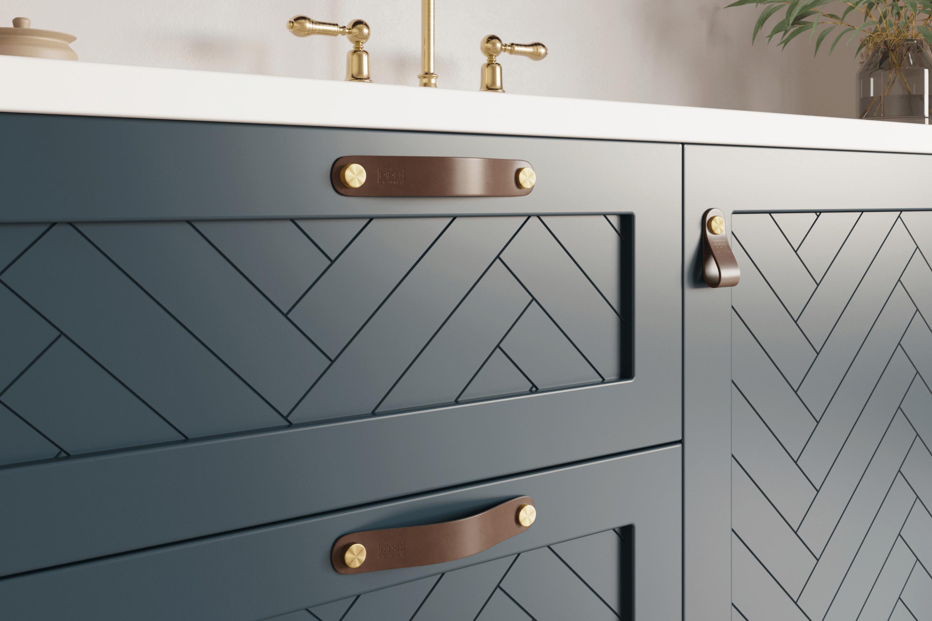 Furniture Handle Pastel Colors Series "arc" Made to Measure Handmade ...