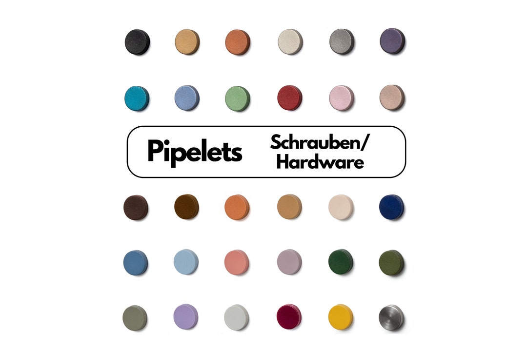 Pipelets Screw Hardware - Screw Covers for All Series - Decorative ...