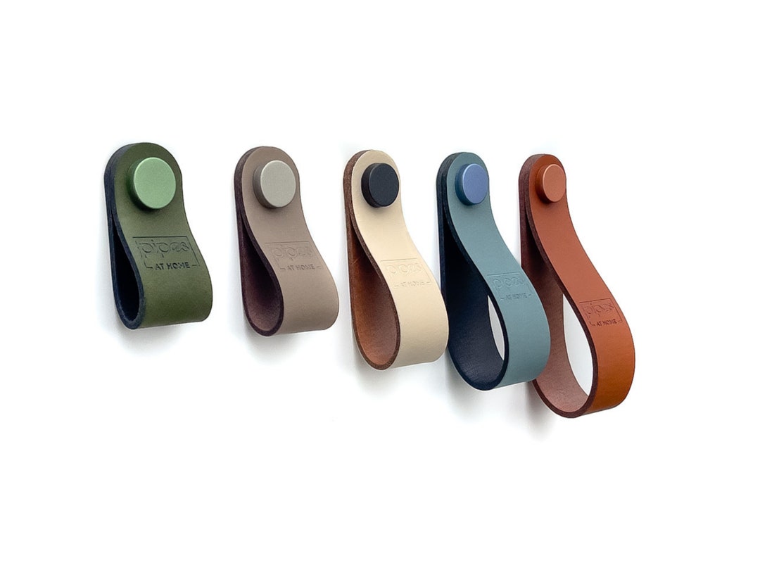 Leather Furniture Handle Series "arc" Leather Loop / German ...