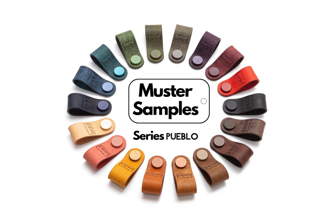 Sample Sample "pueblo" Premium Series Leather Handle Sample Pieces ...