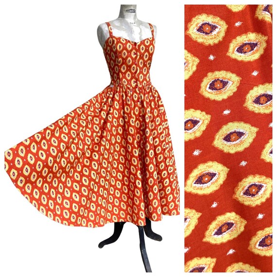 Provençal 1950 s Pin Up Retro Mad Men Robe et Boléro - Etsy France