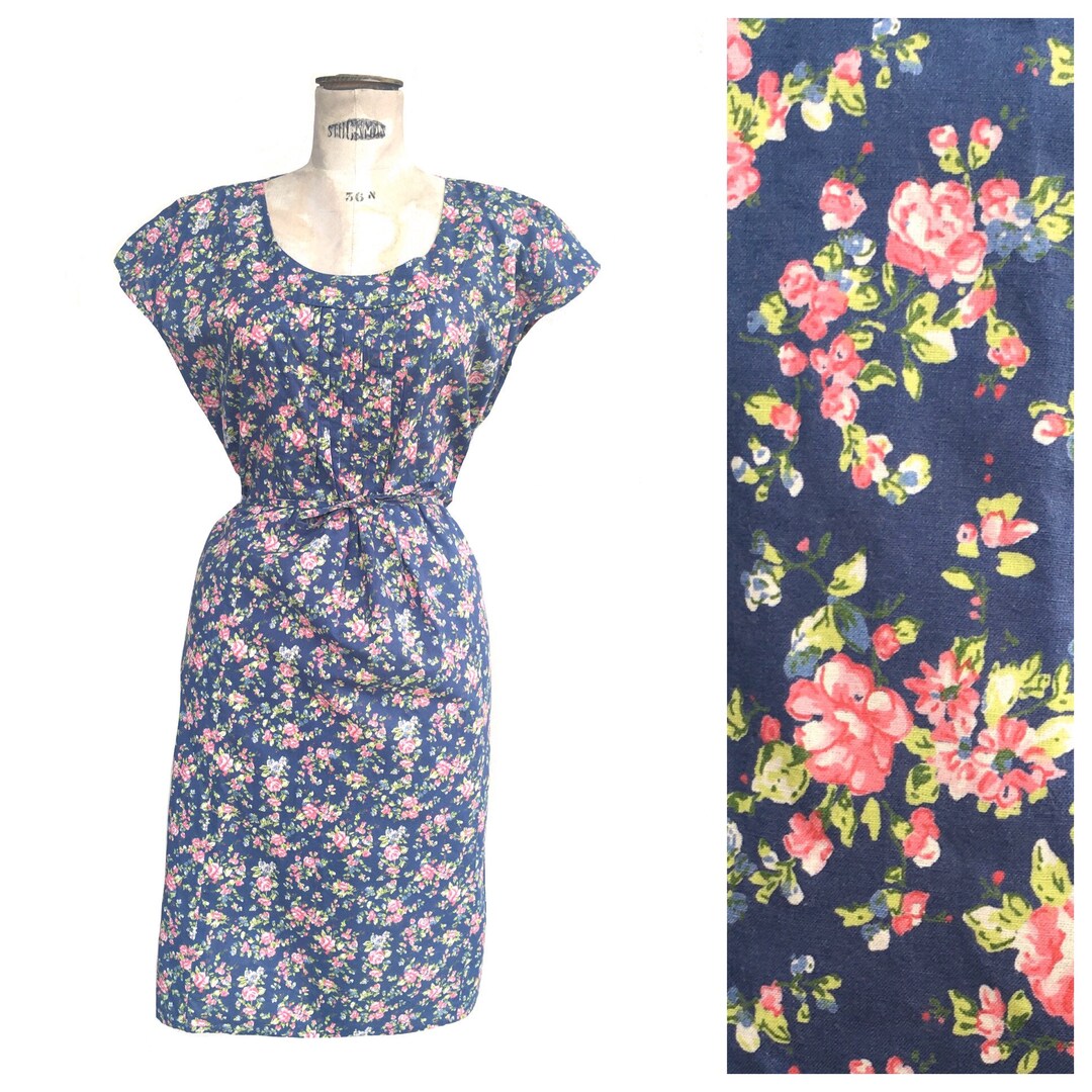 1970 S Liberty Prairie Pleated French Vintage Dress - Etsy