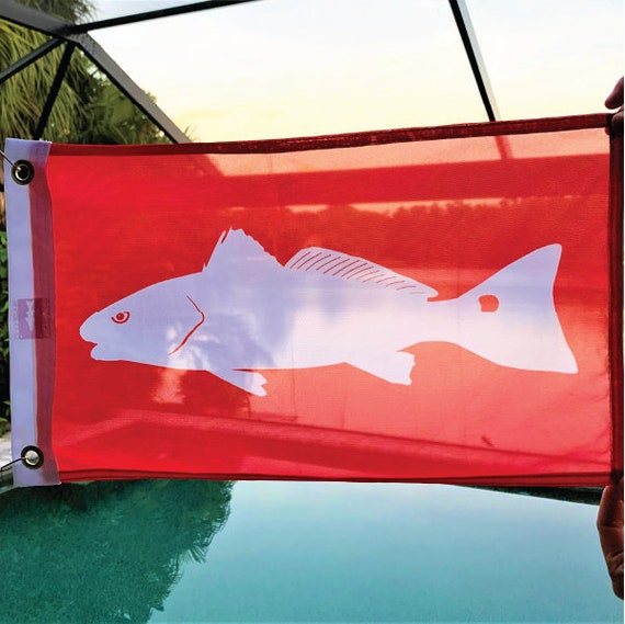 Redfish Fishing Flag - Etsy
