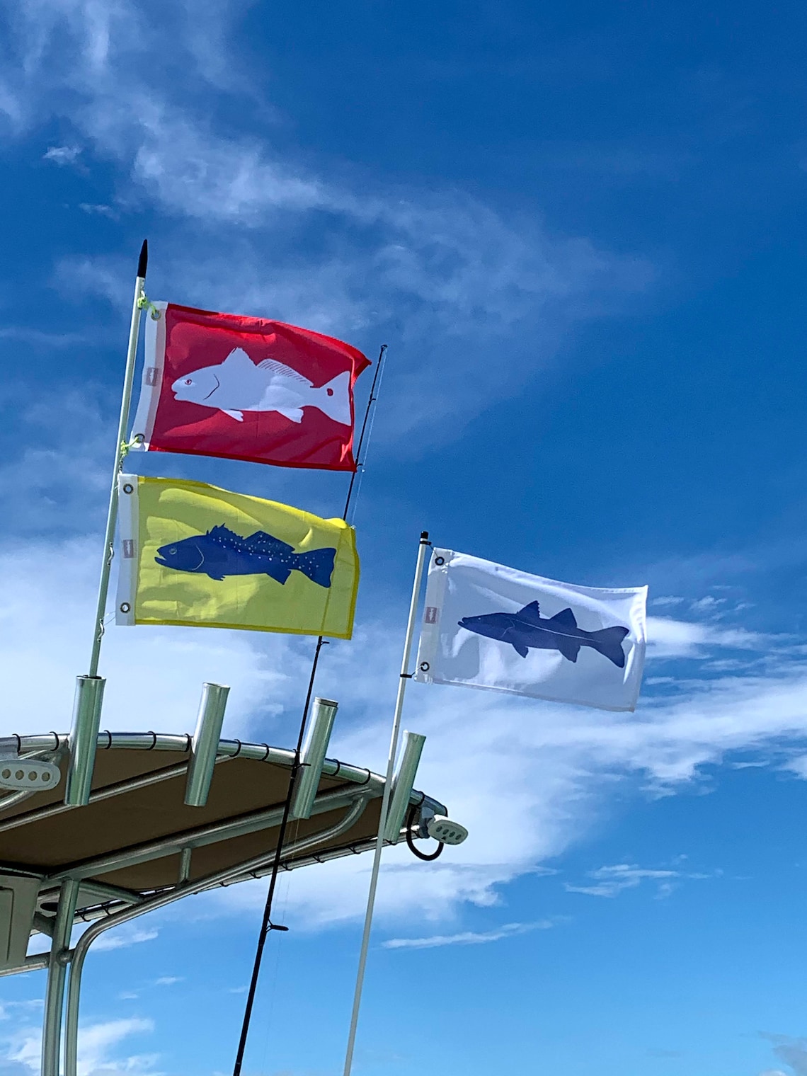 Inshore Slam Fish Flags Snook, Redfish, Sea Trout Fishing Flags set of ...