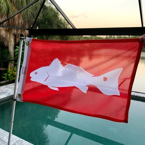 Redfish Fishing Flag - Etsy
