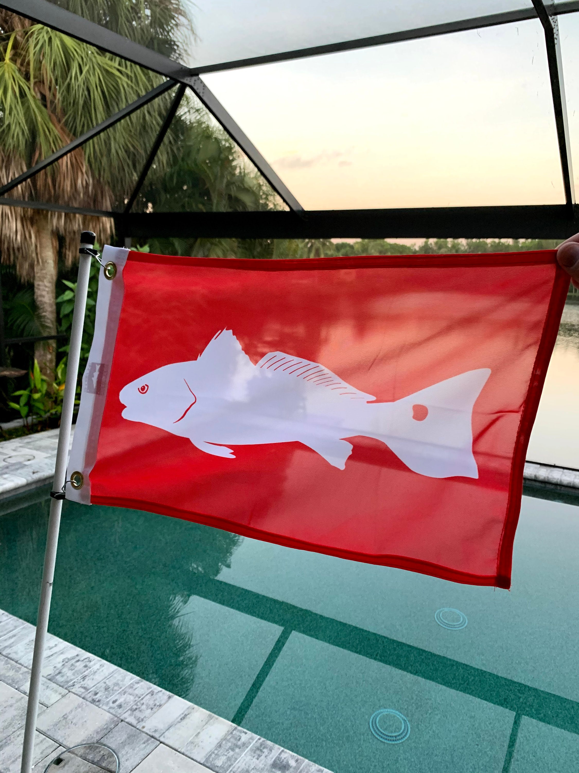 Redfish Fishing Flag - Etsy