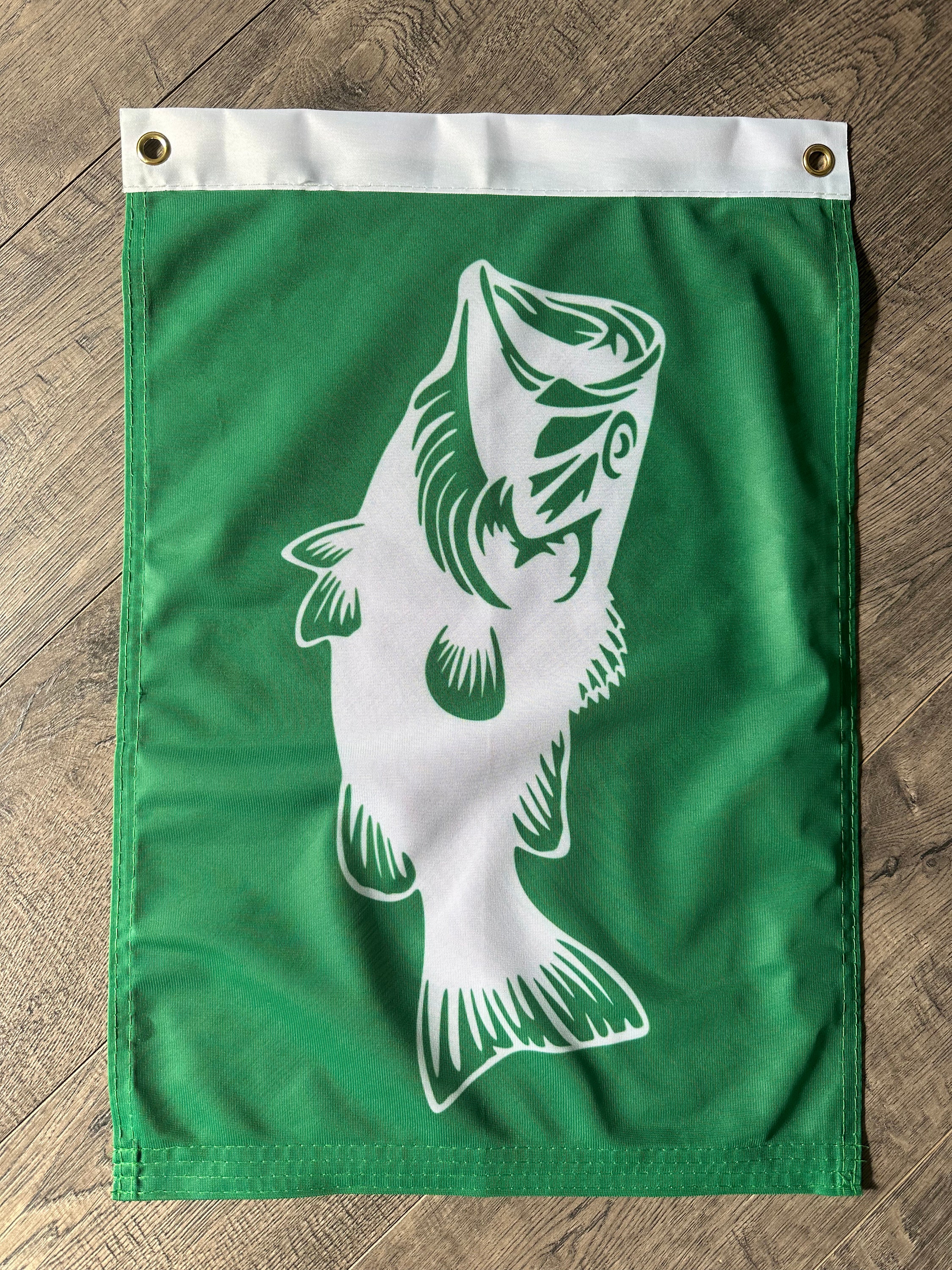Largemouth Bass Fishing Flag - Etsy