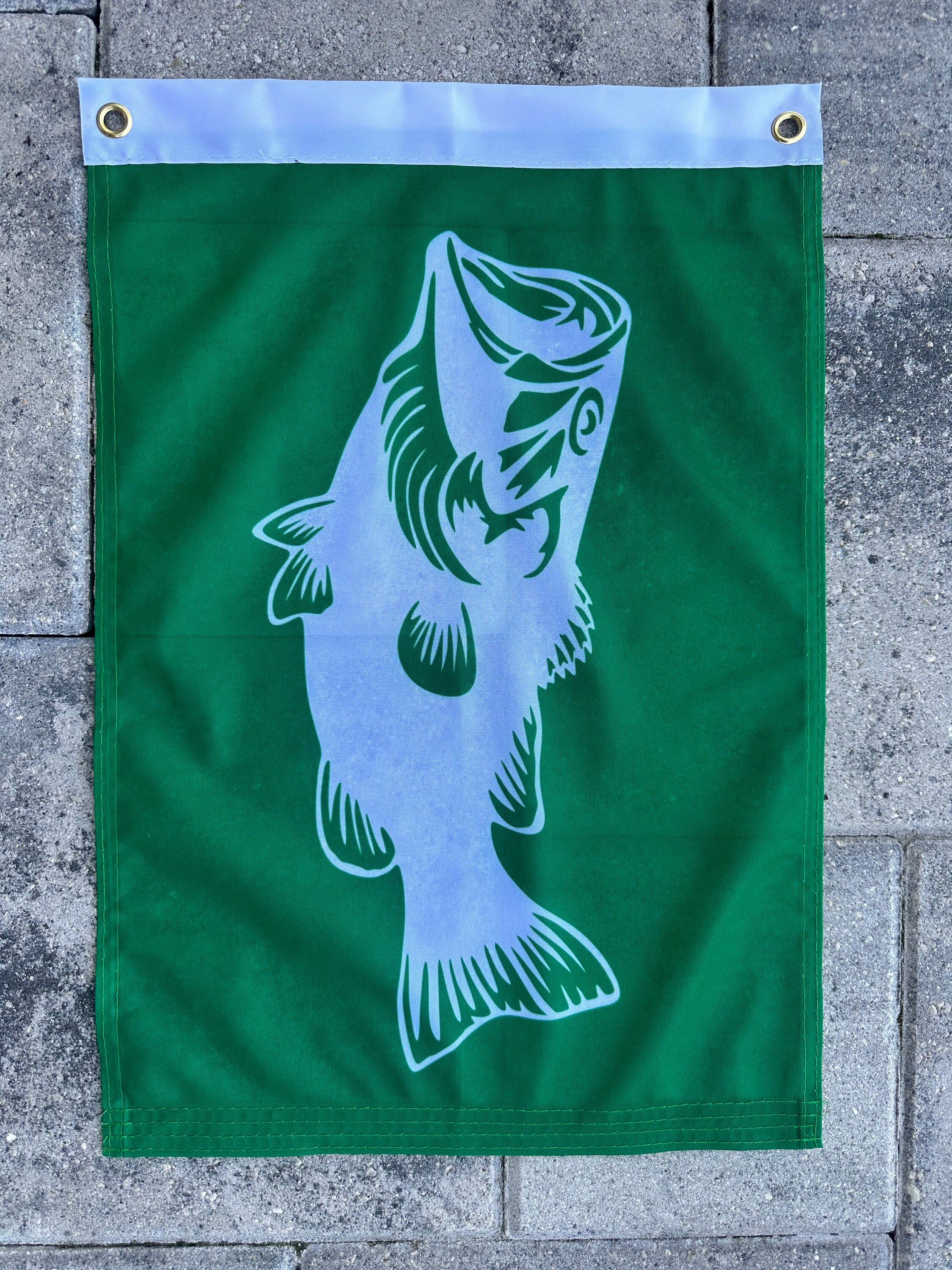 Largemouth Bass Fishing Flag - Etsy