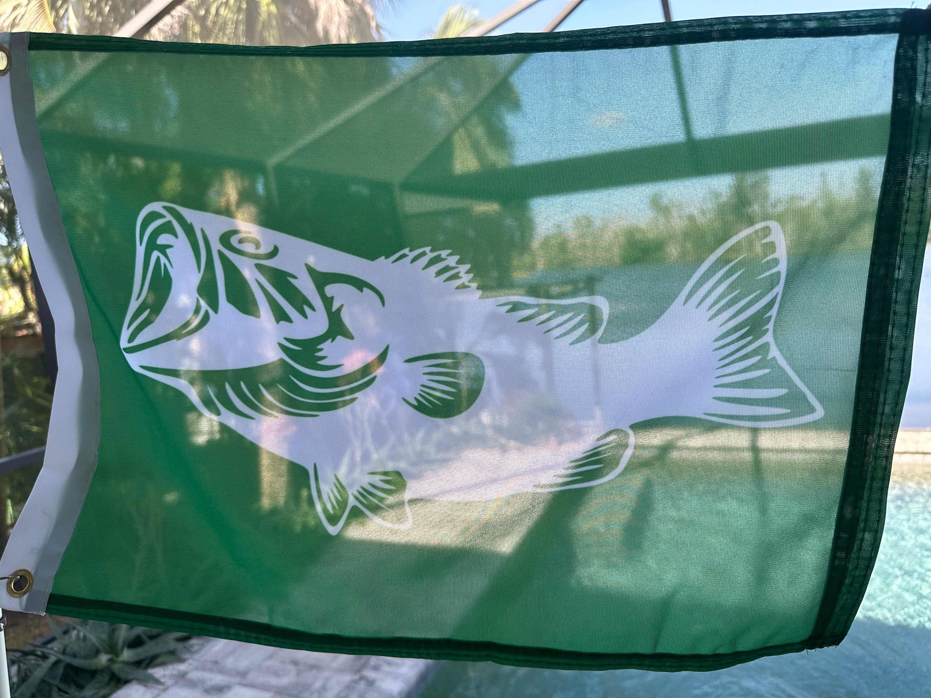 Largemouth Bass Fishing Flag - Etsy