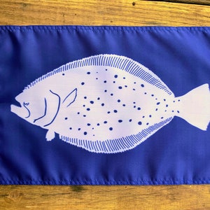 Flounder Fishing Flag - Etsy
