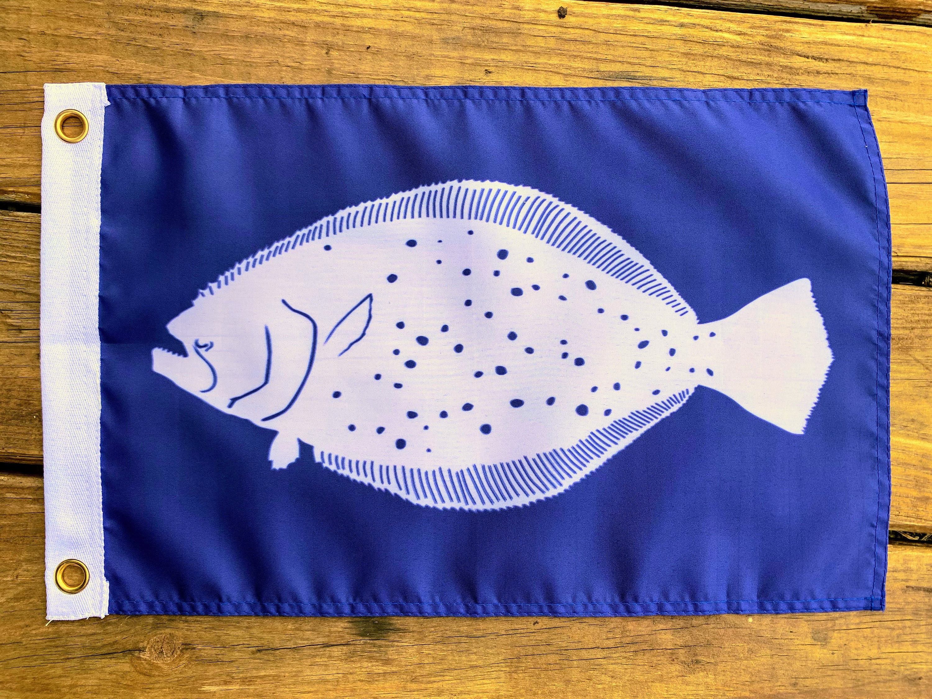 Flounder Fishing Flag - Etsy