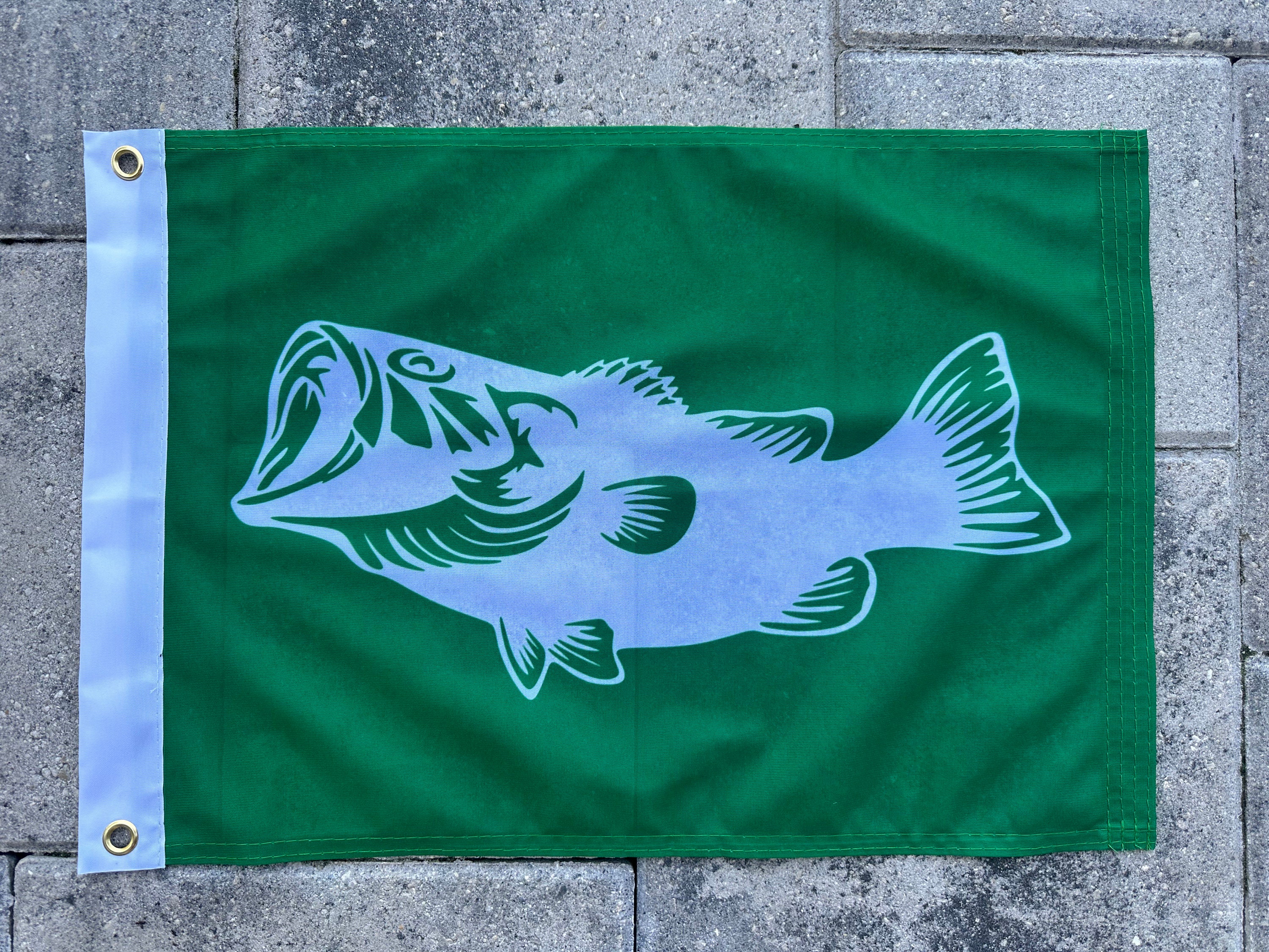 Largemouth Bass Fishing Flag - Etsy