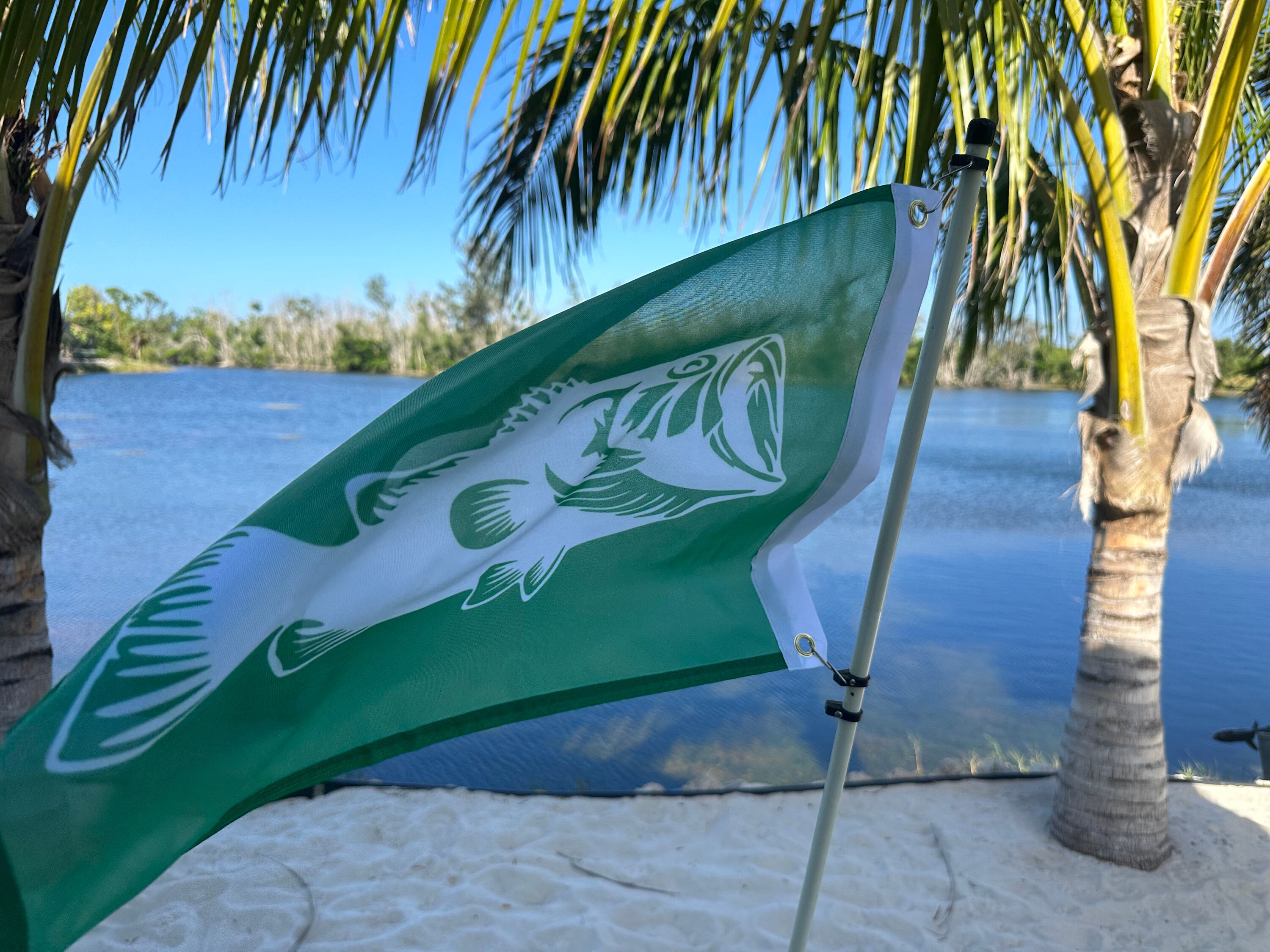 Largemouth Bass Fishing Flag - Etsy