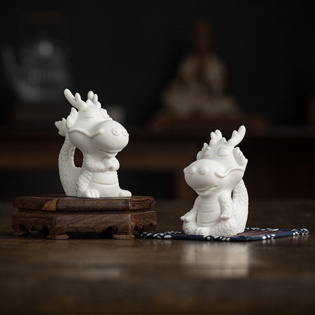 Peaceful Dragon Statues - Asian Holy Beast Collection | Perfect Gift ...