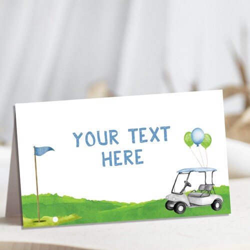 Editable Golf Food Tent Cards Golf Par-tee Cards Golfing - Etsy