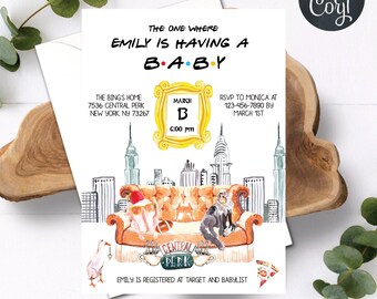 Baby Shower Friends | Etsy