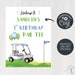 EDITABLE Golf First Birthday Welcome Sign - Golf Party Welcome Sign ...