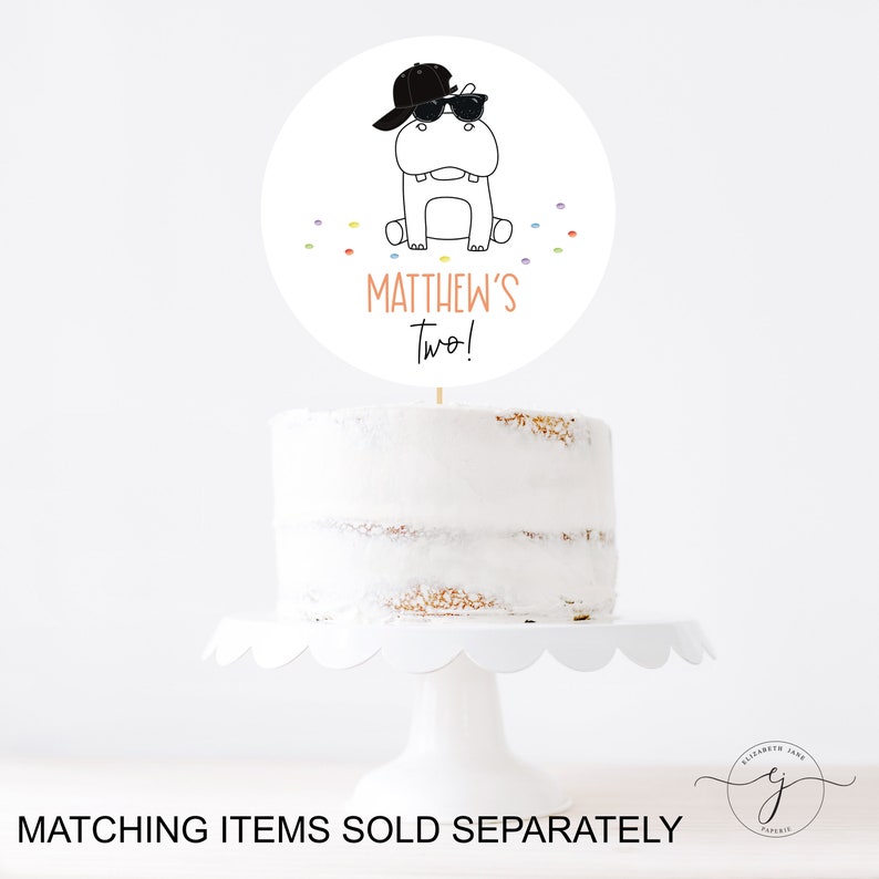 Editable Hip Hop Hippo Birthday Invitation Hip Hop Hippo - Etsy