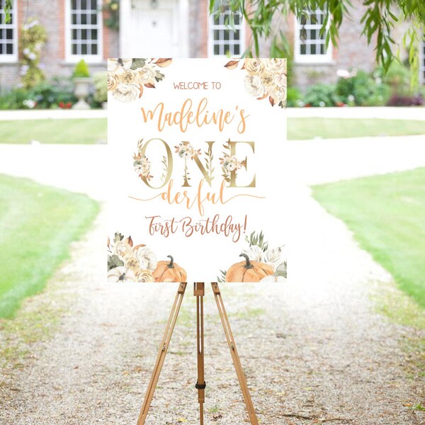 Fall First Birthday - Etsy