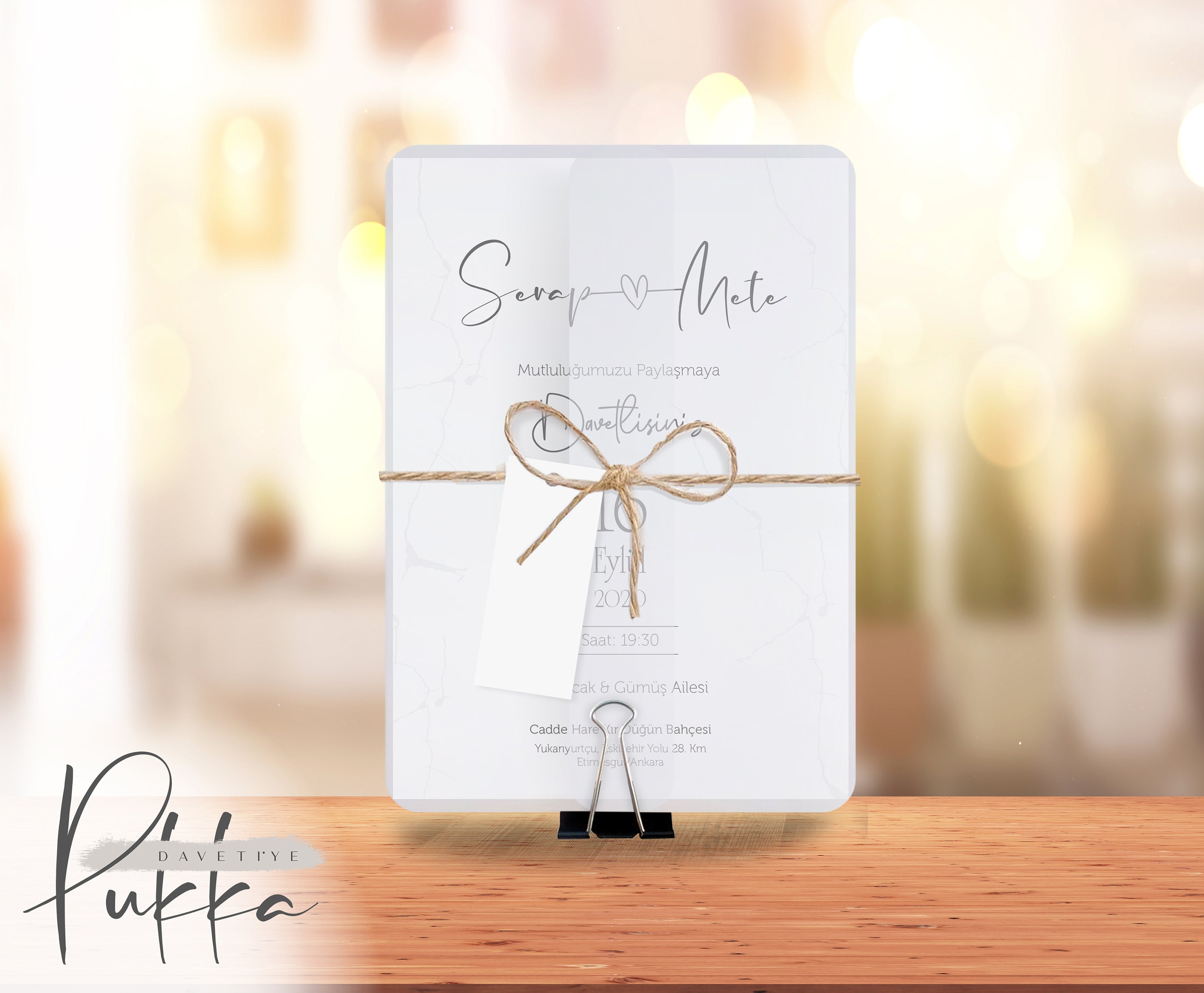 Translucent Wedding Invitations