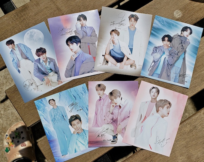 BTS Autograph Members Stickers Fanmade Bts Stickers Suga RM Jin ...