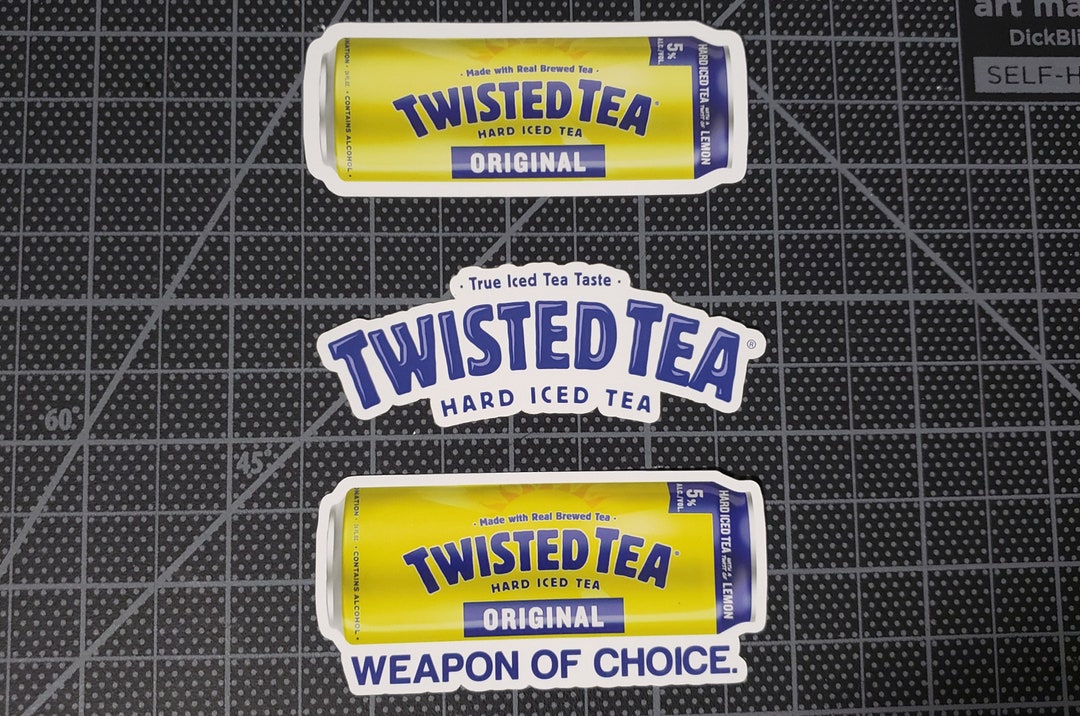 Twisted Tea Sticker 3-pack Glossy Sticker BLM Social Justice Stop Hate ...