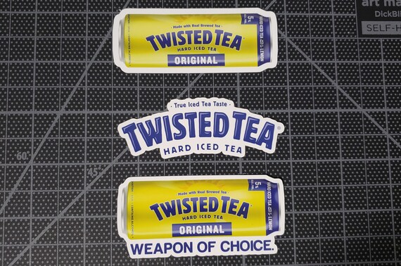 Twisted Tea Sticker 3-pack Glossy Sticker BLM Social | Etsy