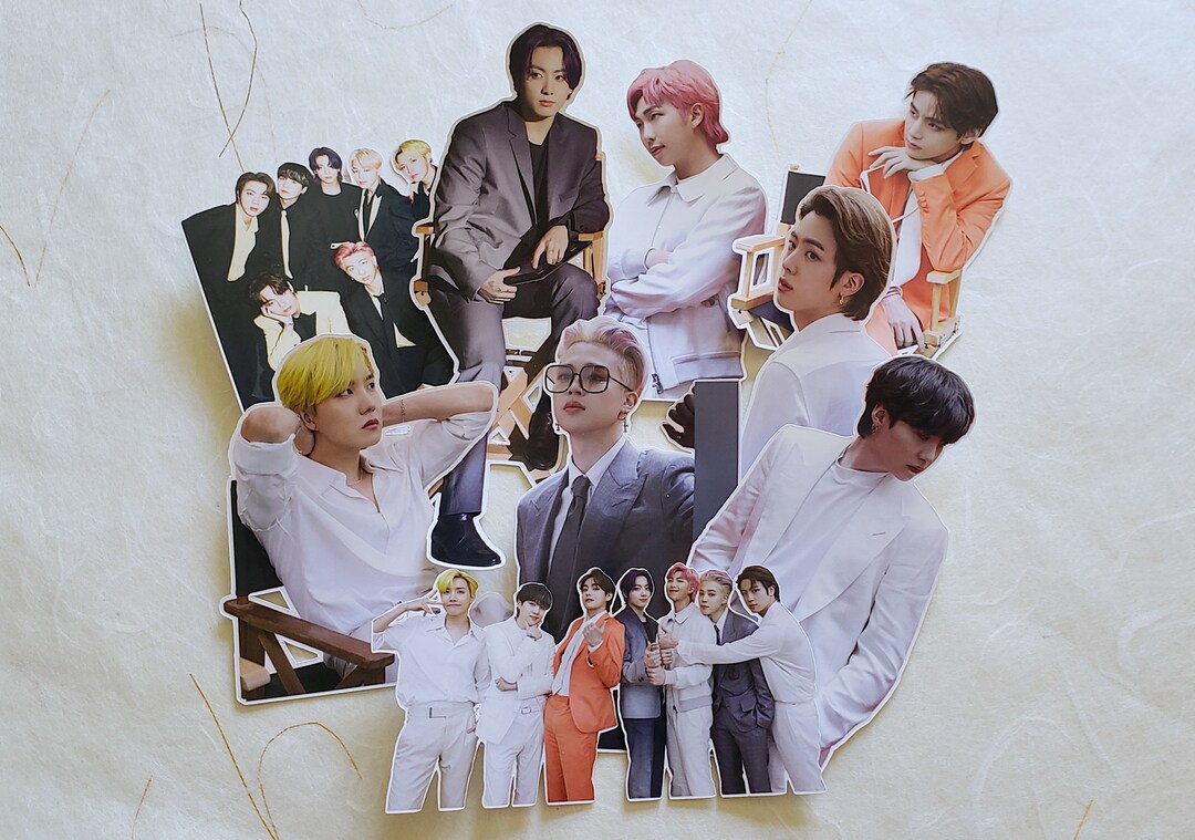 New BTS Butter Stickers 4 BTS Cut-out Stickers Butter Music Video Free ...