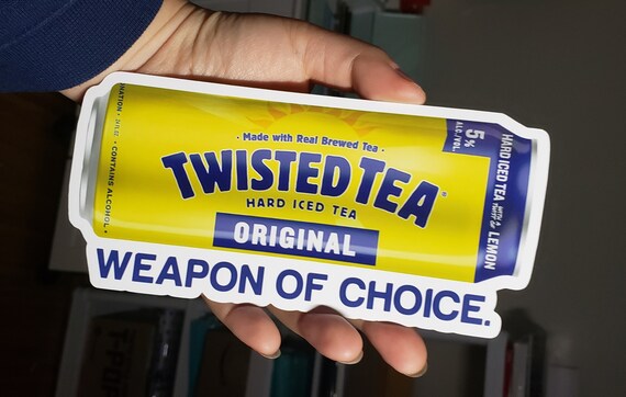Large Twisted Tea Sticker 2 Weapon of Choice Choose Your - Etsy