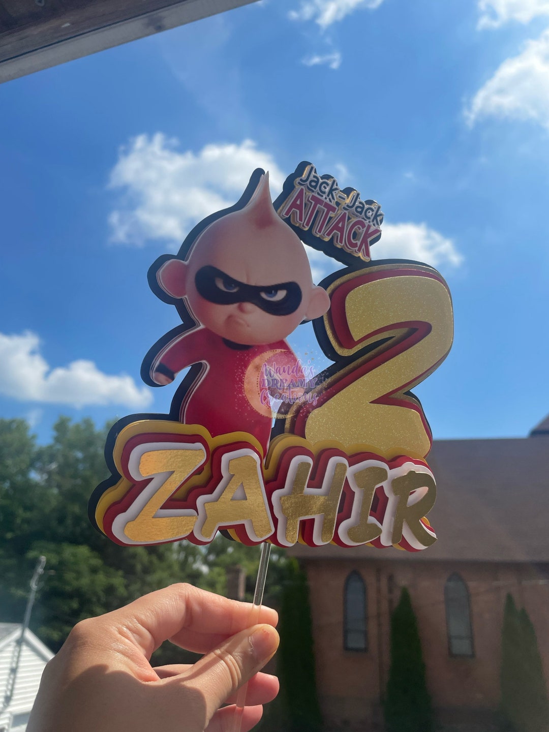 Baby Jack Jack Cake Topper/ Incredibles Cake Topper/ Physical - Etsy