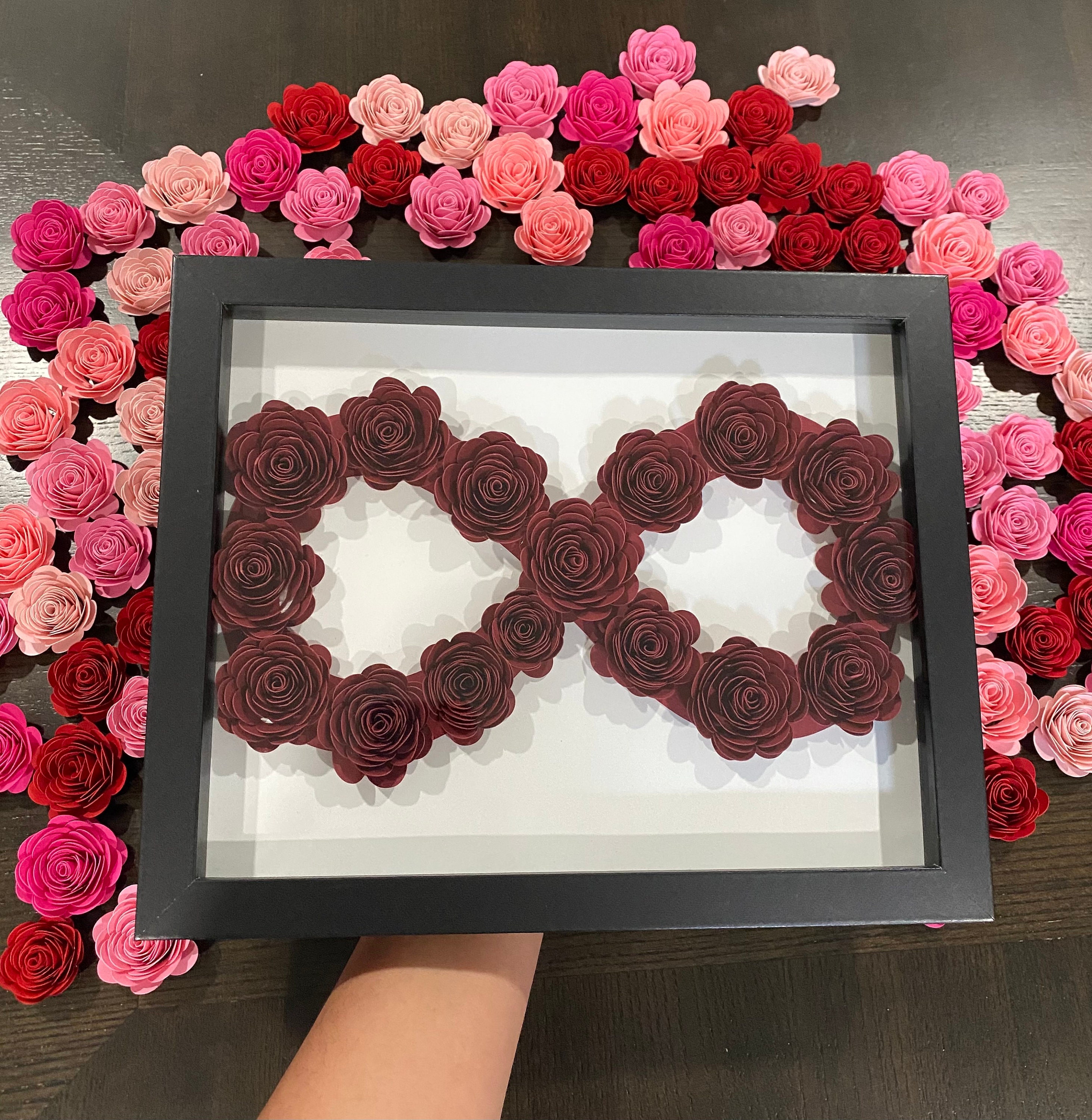 Infinity Flower Box Mothers Day Gift Personalized Gift for - Etsy