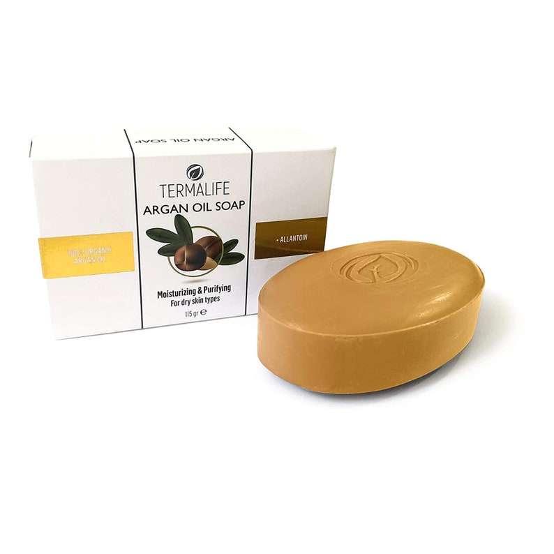 Organic Argan Oil Soap TERMALIFE Moisturizing & Purifying - Etsy
