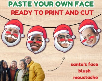 Add Your Own Face Christmas Nutcracker Ornaments, Printable Christmas ...
