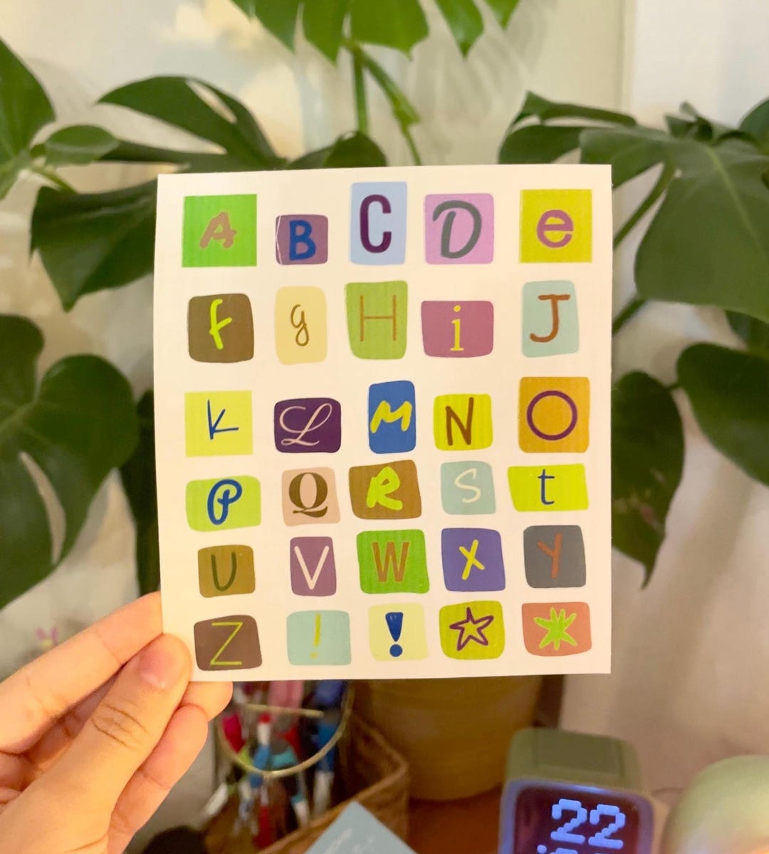 Cute Vinyl Ransom Magazine Newspaper Letter for Scrapbooking Journaling ...