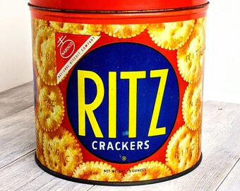 Ritz Cracker Tin - Etsy