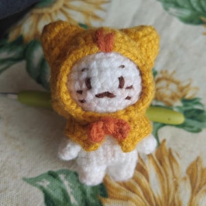 Momo Infinity Nikki Crochet Pattern Keychain Amigurumi Plushie Plush ...