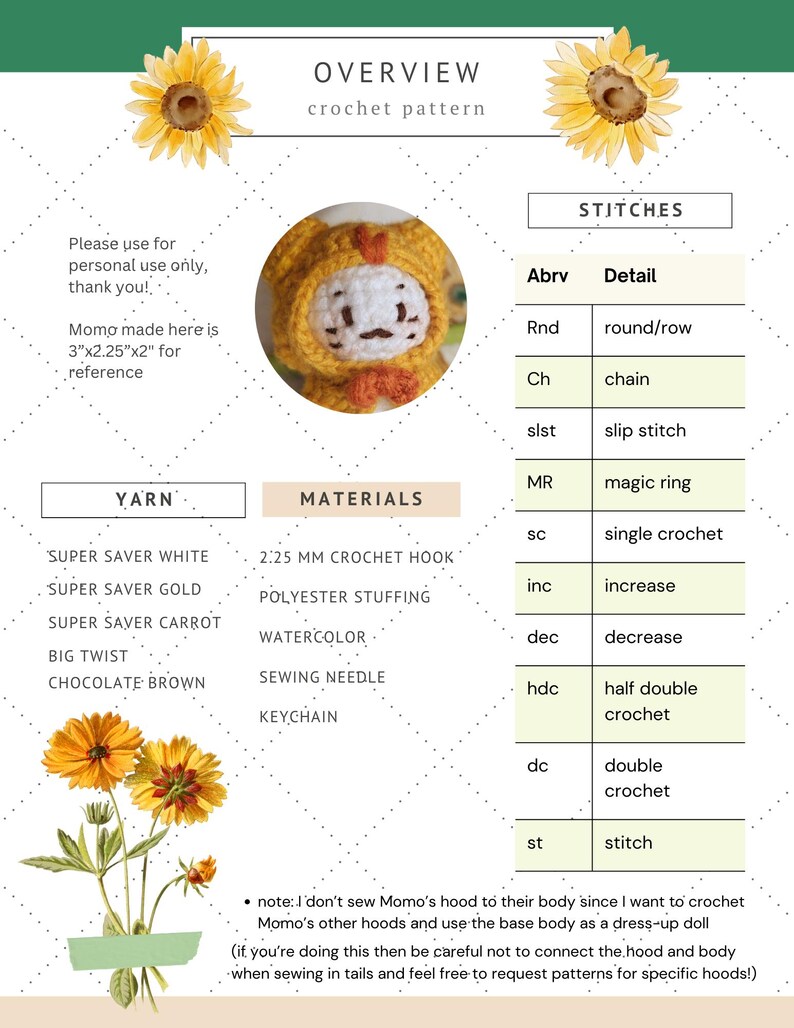 Momo Infinity Nikki Crochet Pattern Keychain Amigurumi Plushie Plush ...