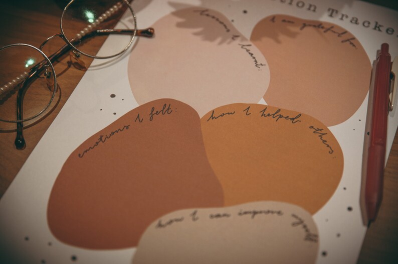 Self Reflection Tracker Printable - Etsy