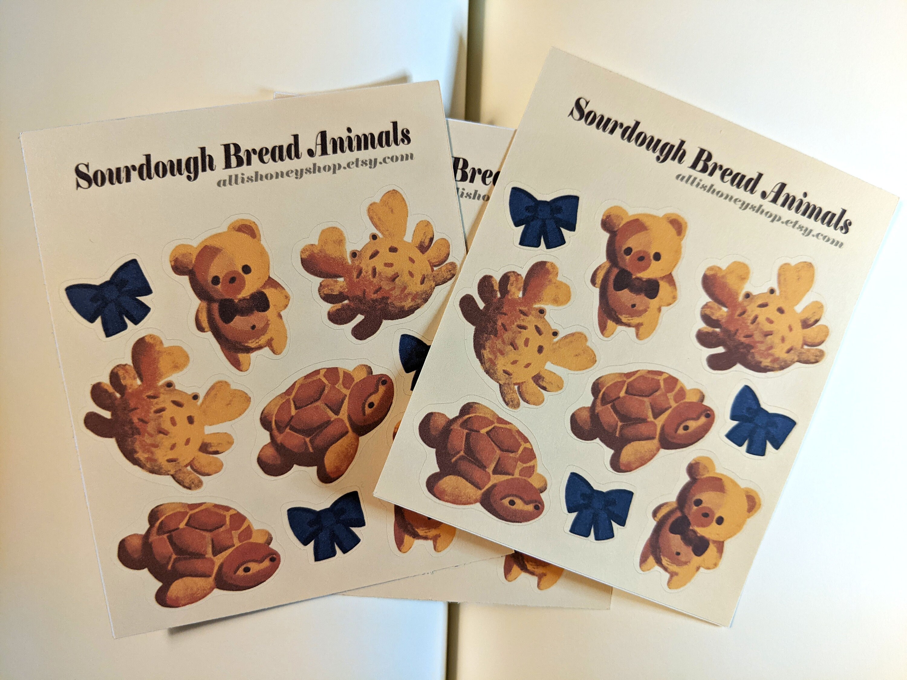 Sourdough Bread Sticker Sheet Cute Dessert Pastries Stickers - Etsy UK