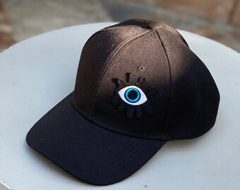 Evil Eye Straw Hat | Etsy