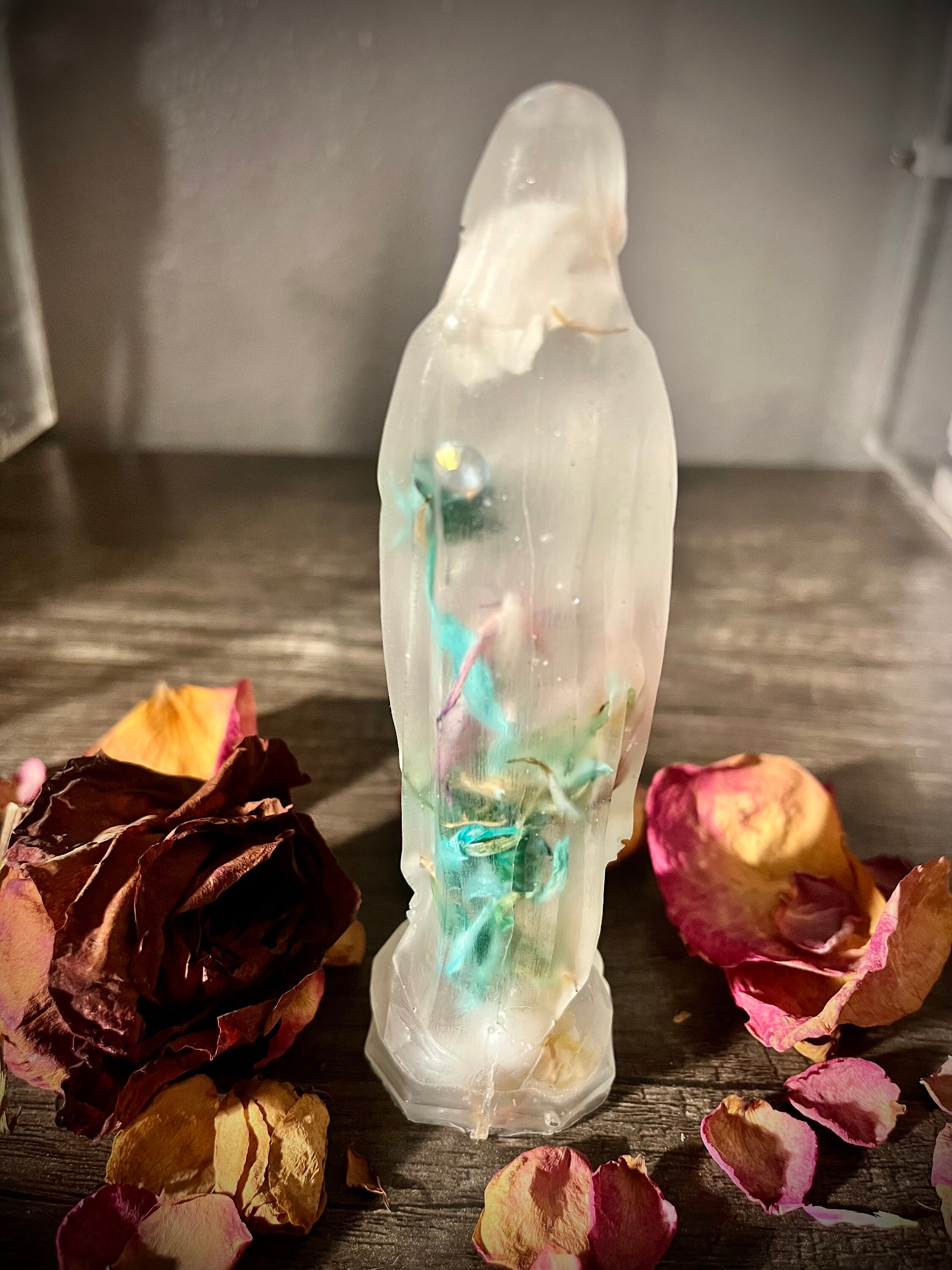 Our Lady of Spring Mary Statue - Etsy