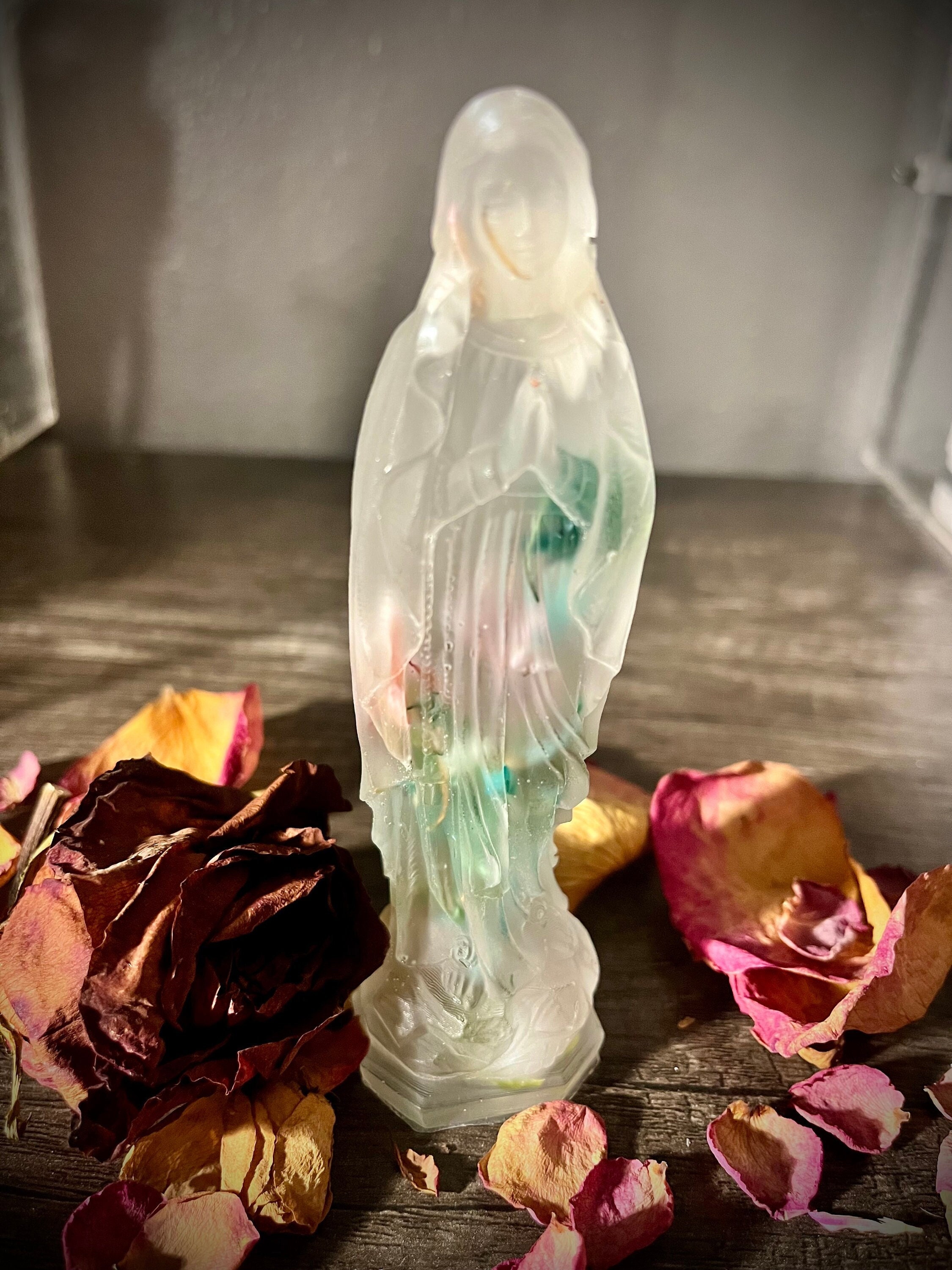 Our Lady of Spring Mary Statue - Etsy