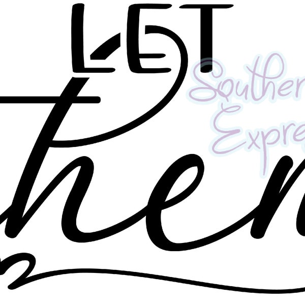 Let Them Svg - Etsy