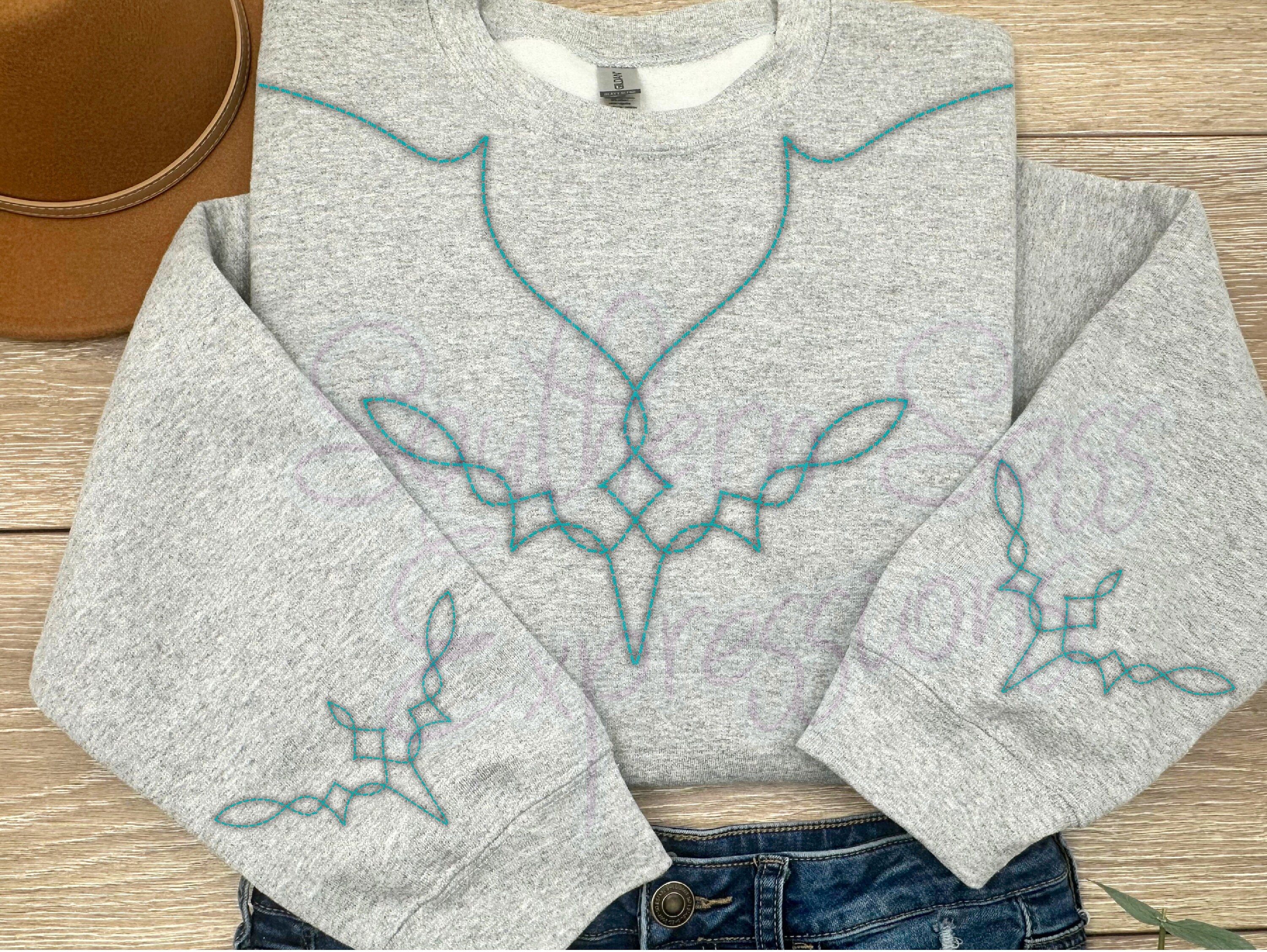 Western Boot Stitch Designs: Sublimation PNG (digital Download) - Etsy