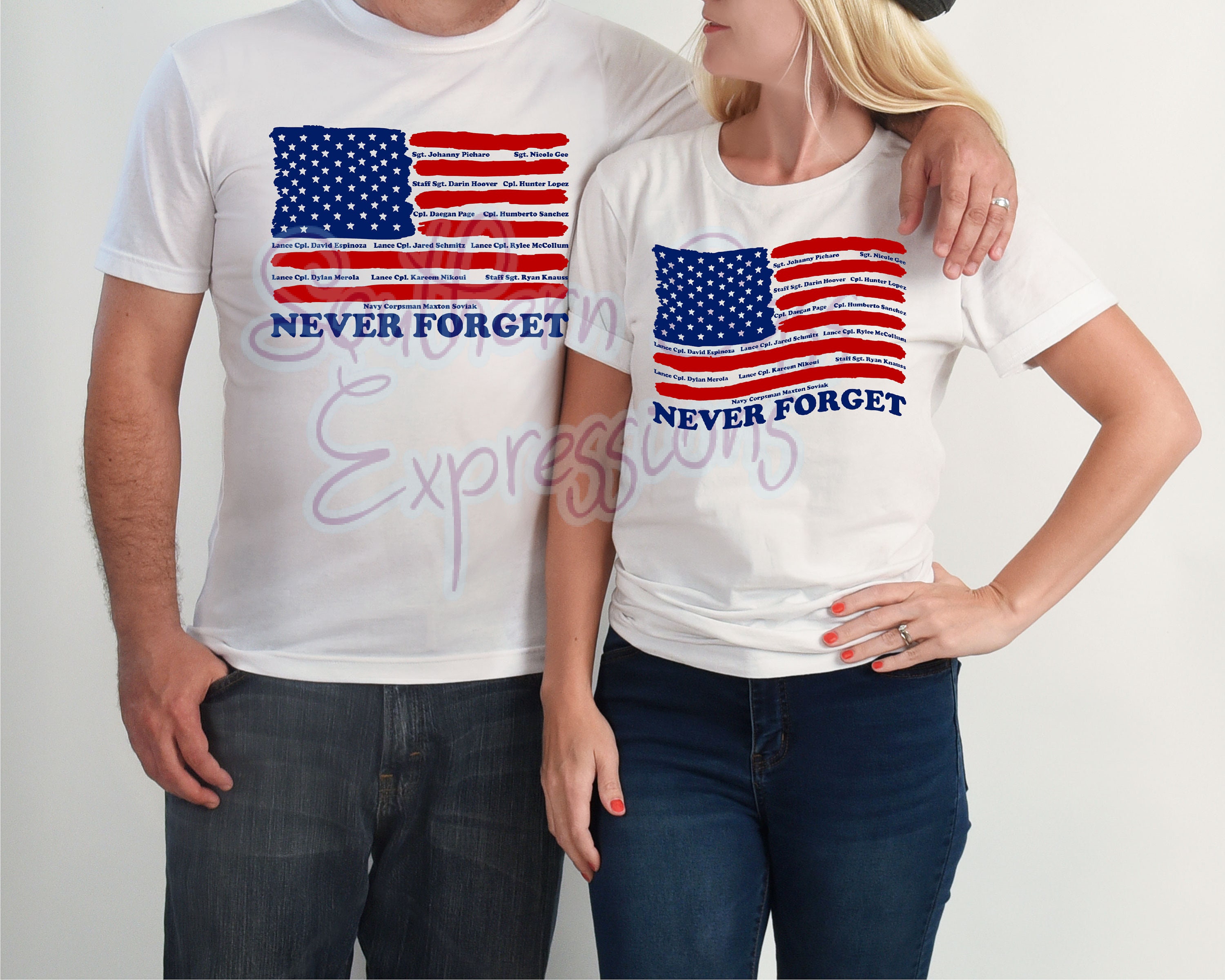 Never Forget 13 Soldiers Names Distressed Flag Digital Download PNG ...