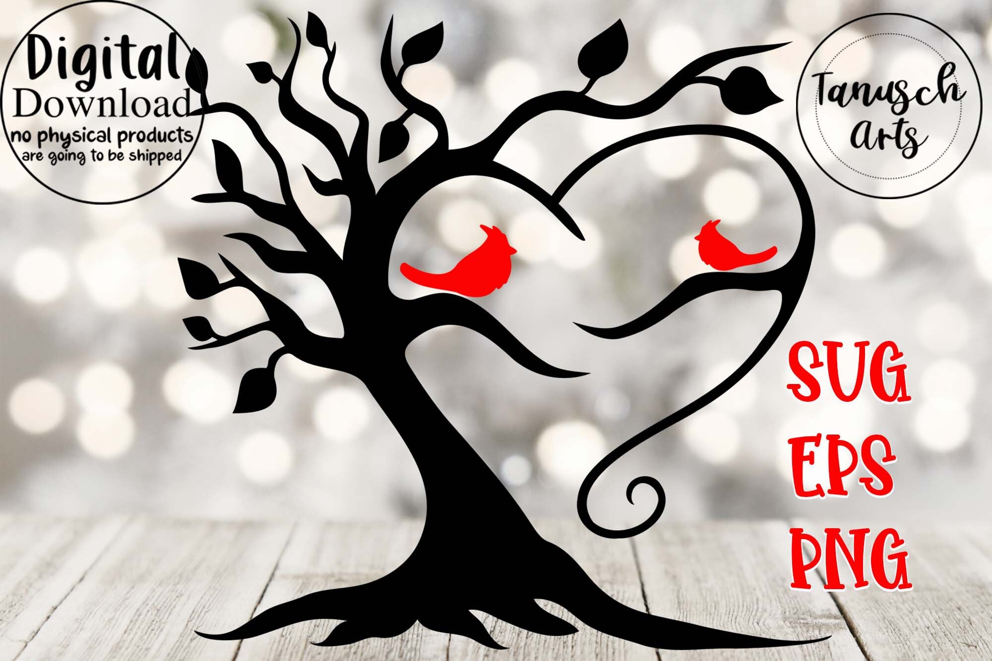 Cardinal Bird on Tree SVG I Am Always With You in Loving - Etsy